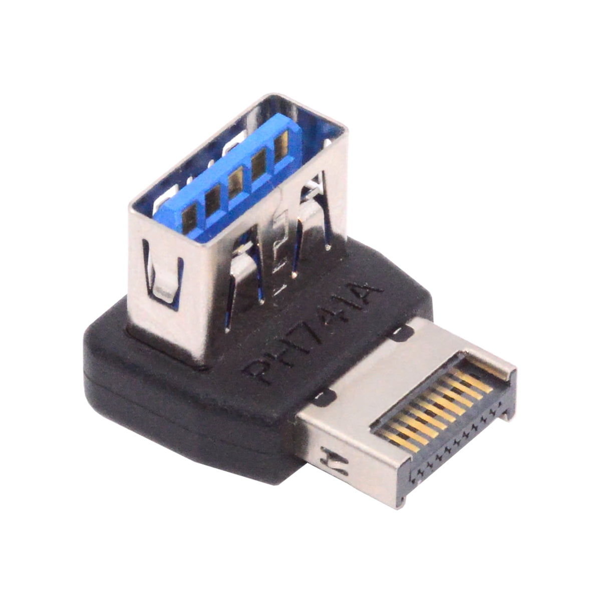 FVH USB 3.1 Front Panel Header Male Type-E to Type-A USB3.0 Female Data ...