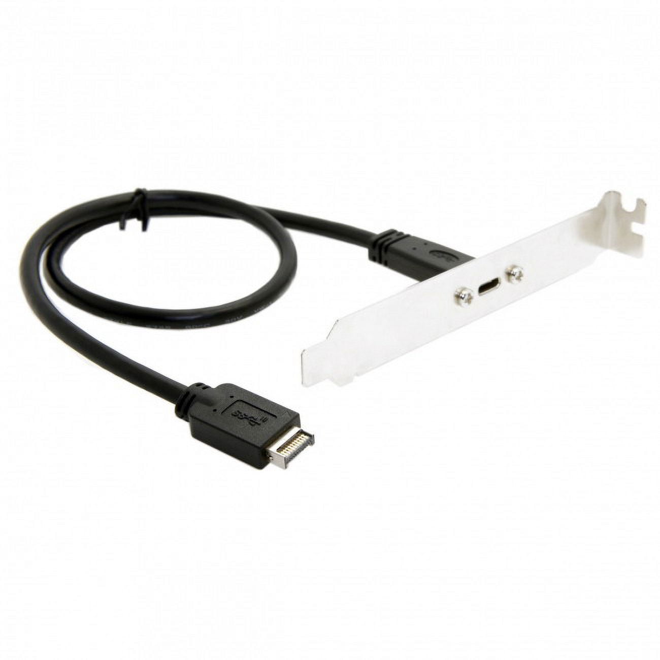FVH USB 3.1 Front Panel Header to USB-C Type-C Female Extension Cable ...