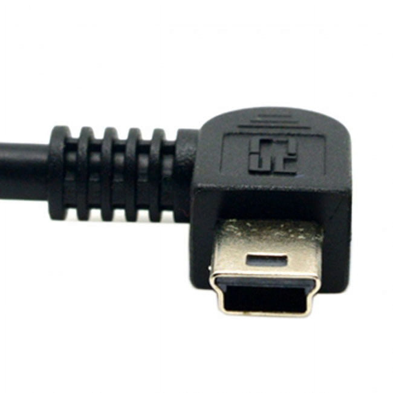 FVH USB A Type Female OTG to Right angled 90 Degree Mini B Male Cable ...