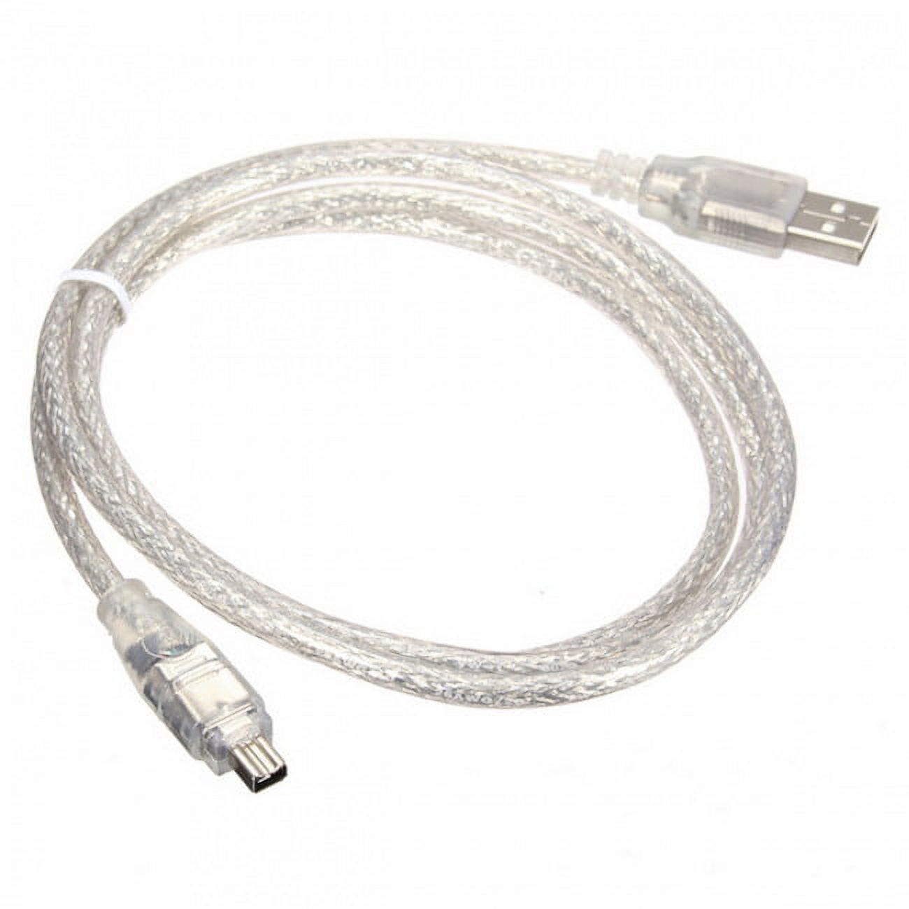 FVH USB Male to Firewire IEEE 1394 4 Pin Male iLink Adapter Cord Cable ...
