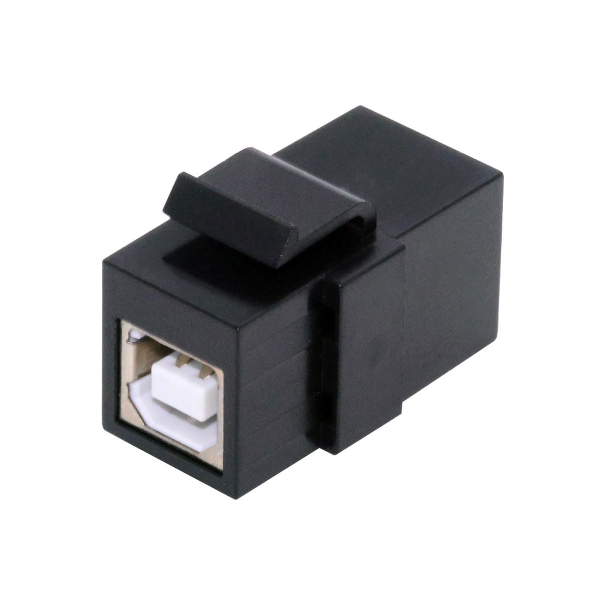 FVH USB2.0 A Female to Type-B Female Extension Keystone Jack Coupler Adapter for Wall Plate ...