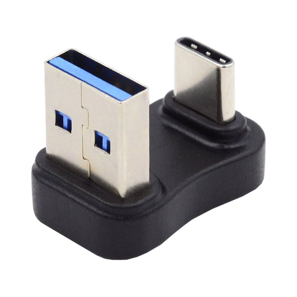 FVH USB3.0 Type A Male to USB 3.1 Type C Male Data 10Gbps Up Opposite U ...