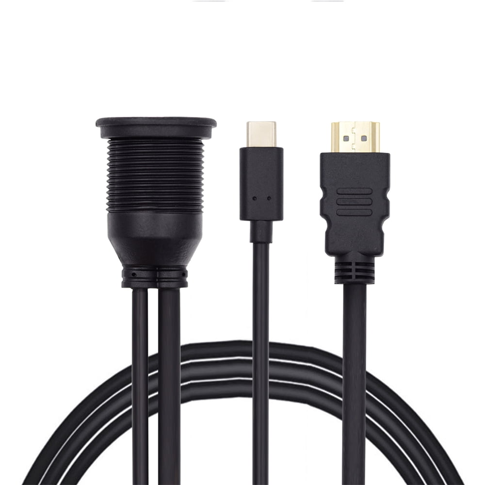 FVH Waterproof Dustproof USB-C Type-C USB 3.1 &HDMI 4K Extension Flush ...