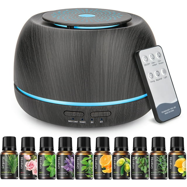 FVLOENG Essential Oils Aromatherapy Diffuser Mist Ultrasonic ...