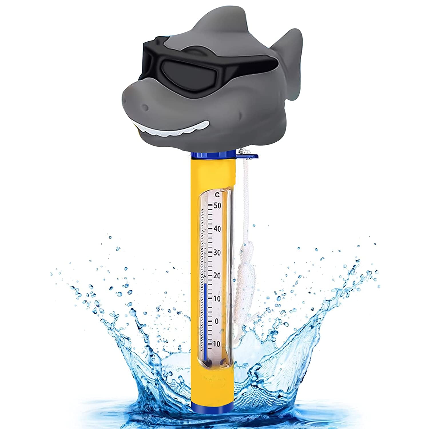 FVSA Floating Pool Thermometer, Pool Thermometer Floating Easy Read ...