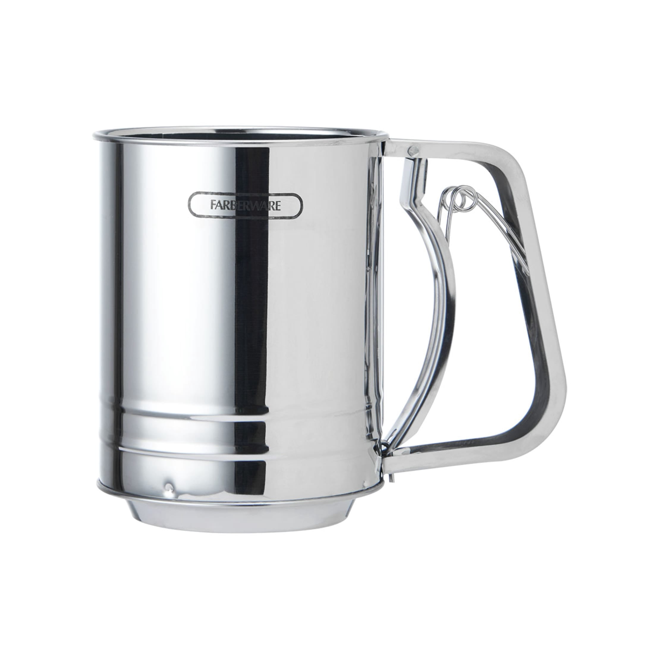 Farberware Stainless Steel Flour Sifter with One-Hand Operation for ...