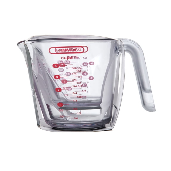 Farberware Measuring Cups Set of 2 Nesting Easy-Read Liquid Volume 2 ...
