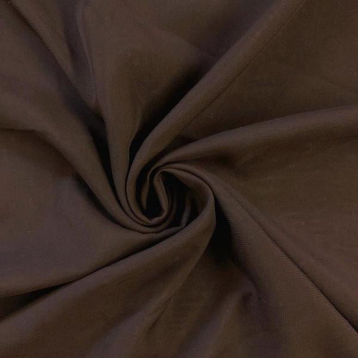 FWD 58" 100% Polyester Chiffon Sewing & Craft Fabric By the Yard, Brown ...