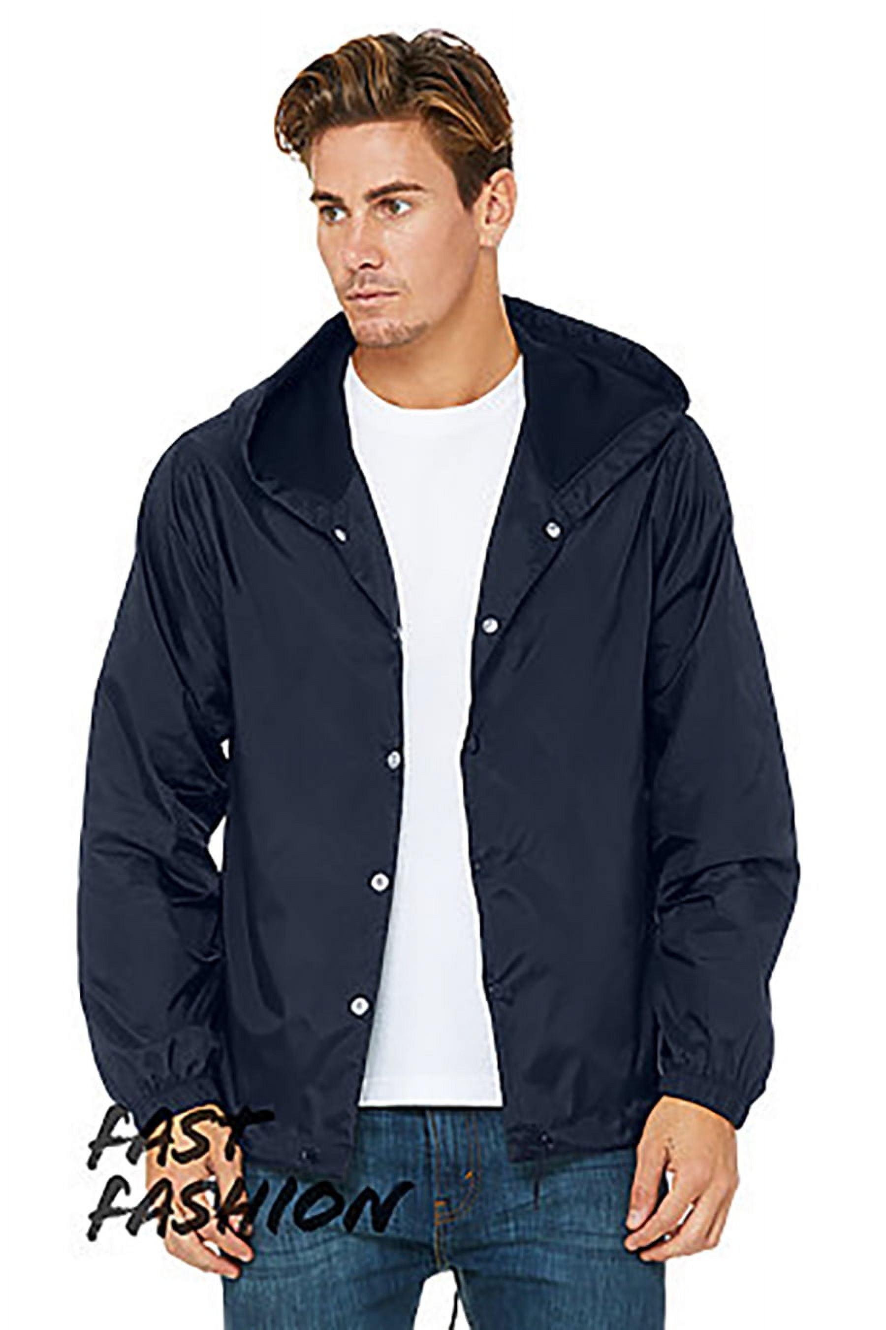 FWD Fashion Hooded Coach Jacket - BLACK - XS(D0102H7K7RX.) - Walmart.com
