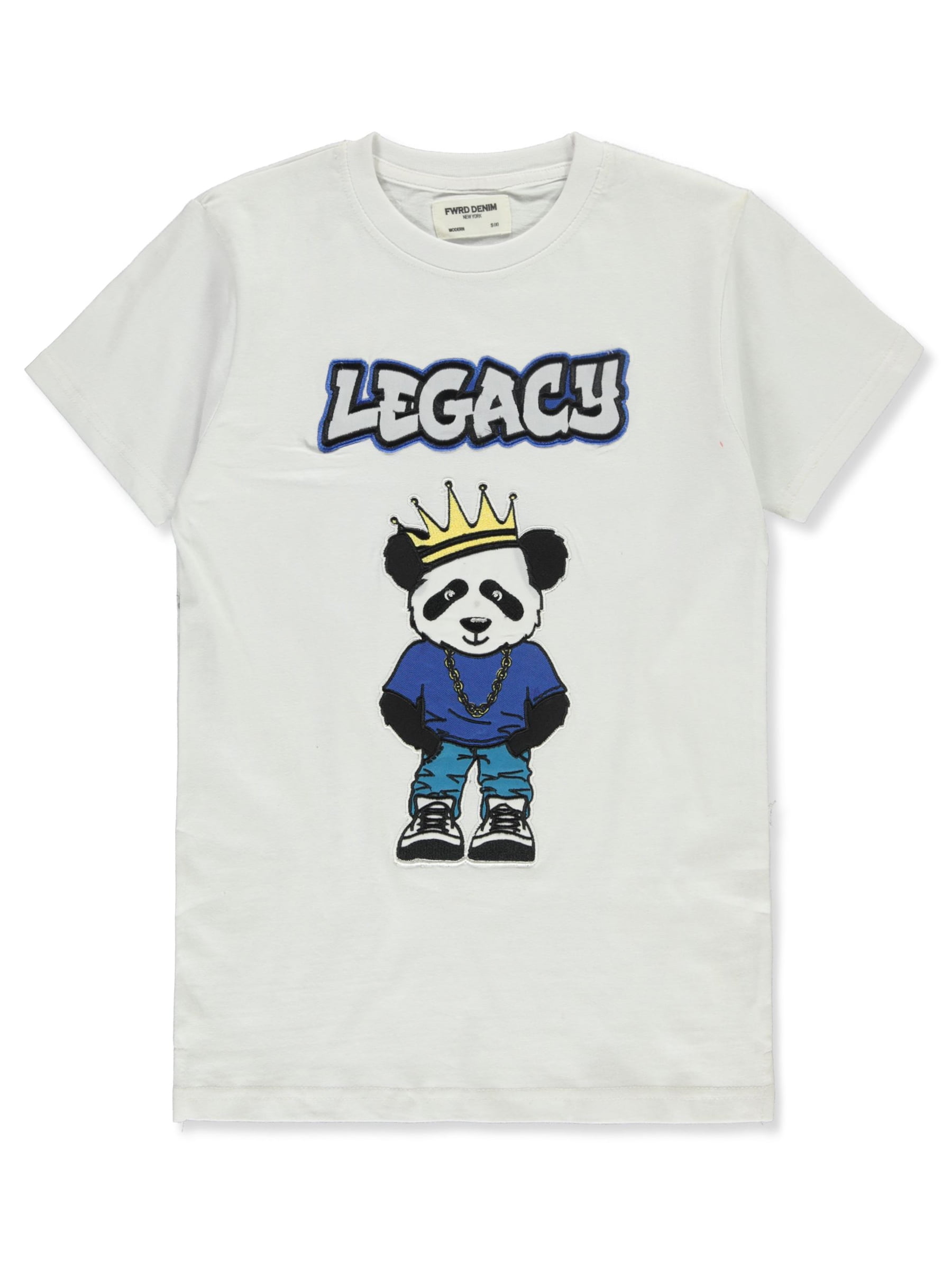 FWRD Boys' Fresh Bear T-Shirt - white/royal blue, 10 - 12 (Big Boys ...