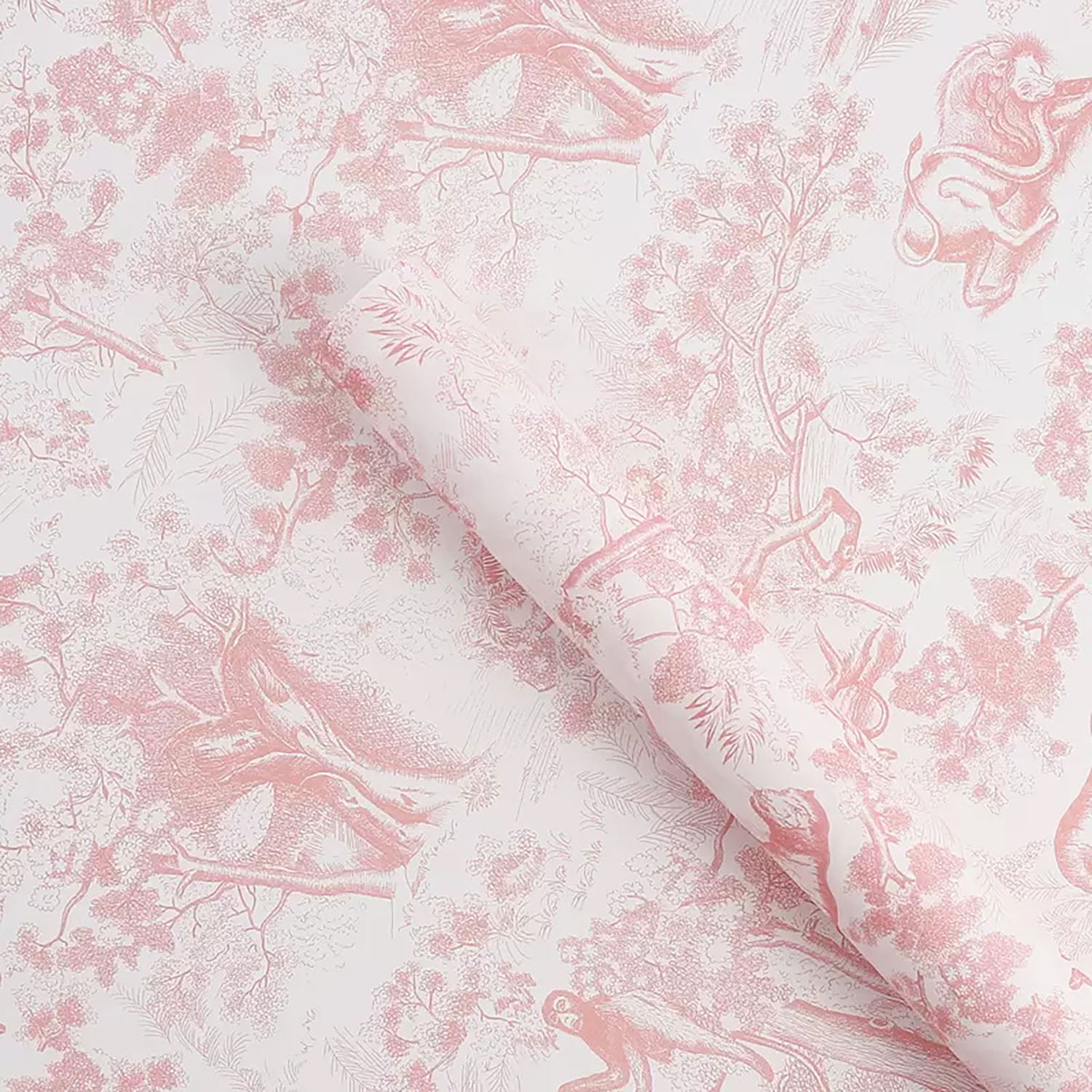 Vintage Flower Gift Wrapping Paper Pink, Floral Wrapping Paper for ...