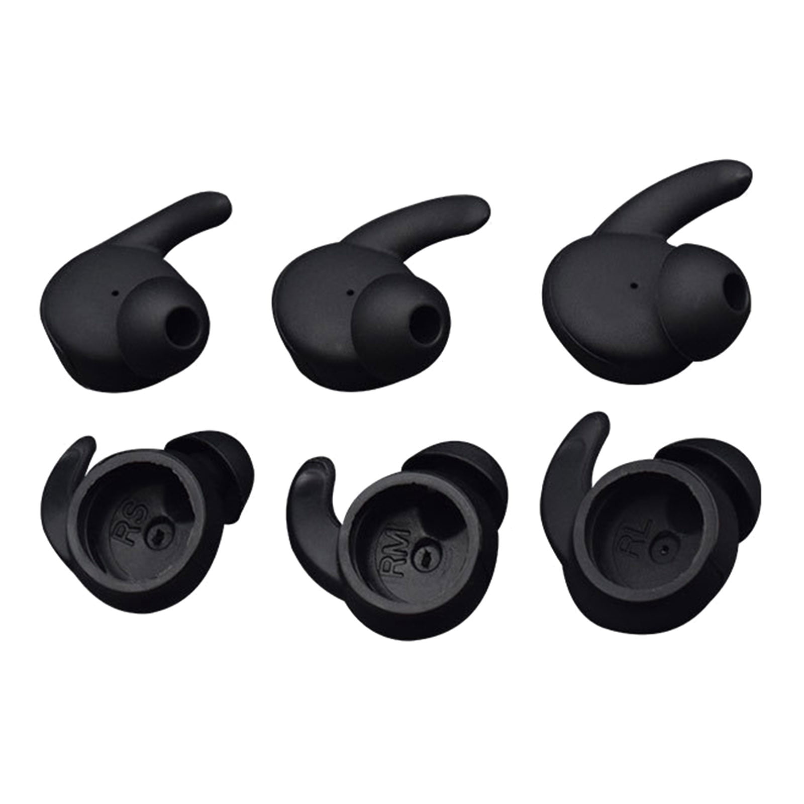 FWYOUNG 6-Pair Silicone Ear Tips Set Replacement Earbud Covers for ...