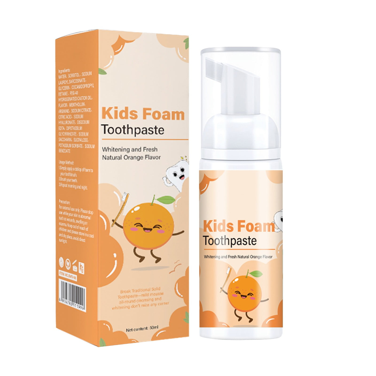 FWYOUNG Foam Toothpaste Kids Foam Toothpaste For U Shaped Toothbrush ...