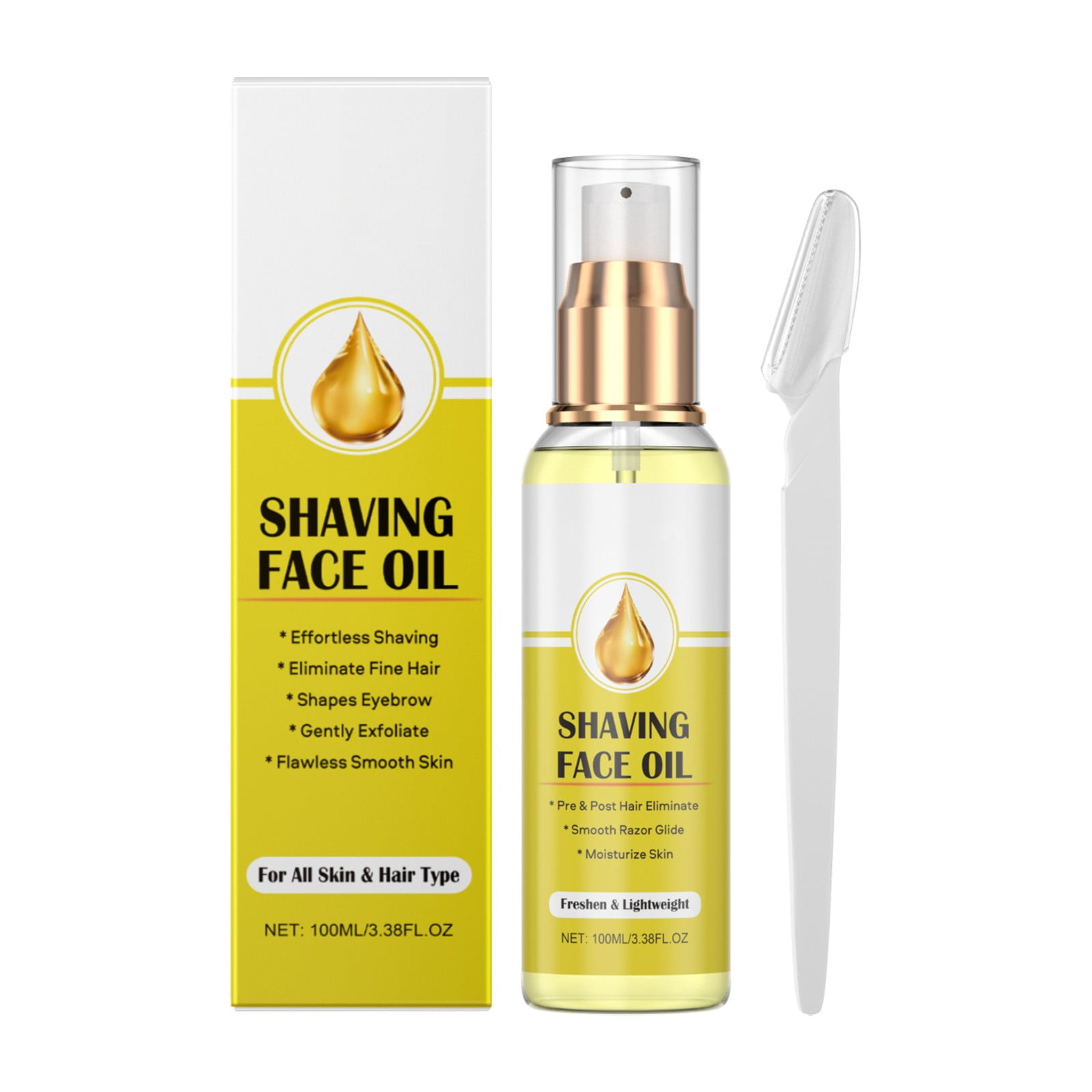 FWYOUNG Functional Nourishing Shaving Oil 100ML Care Oil Softening ...