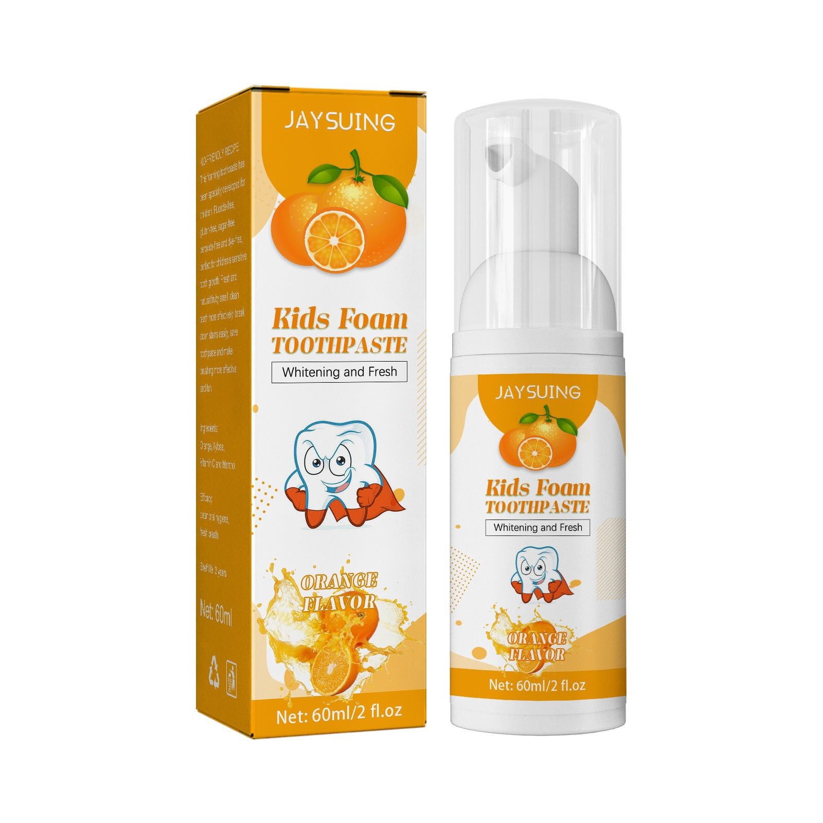 FWYOUNG Kids Toothpaste Kids Foam Toothpaste Low Fluoride Kids ...