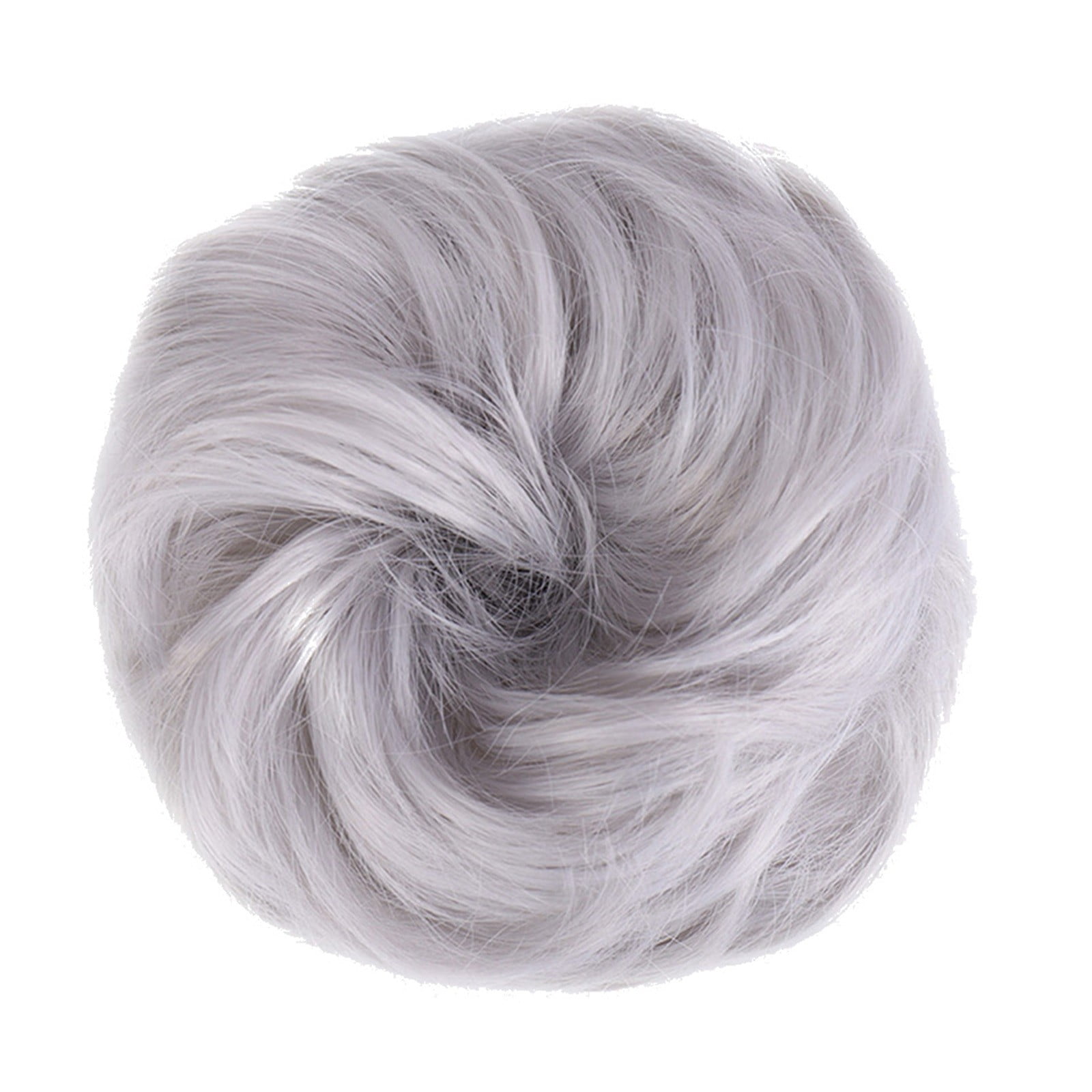 FWYOUNG Messy Bun Hair Extension - Curly Bun Wrap, Scrunchie Updo, Hair ...