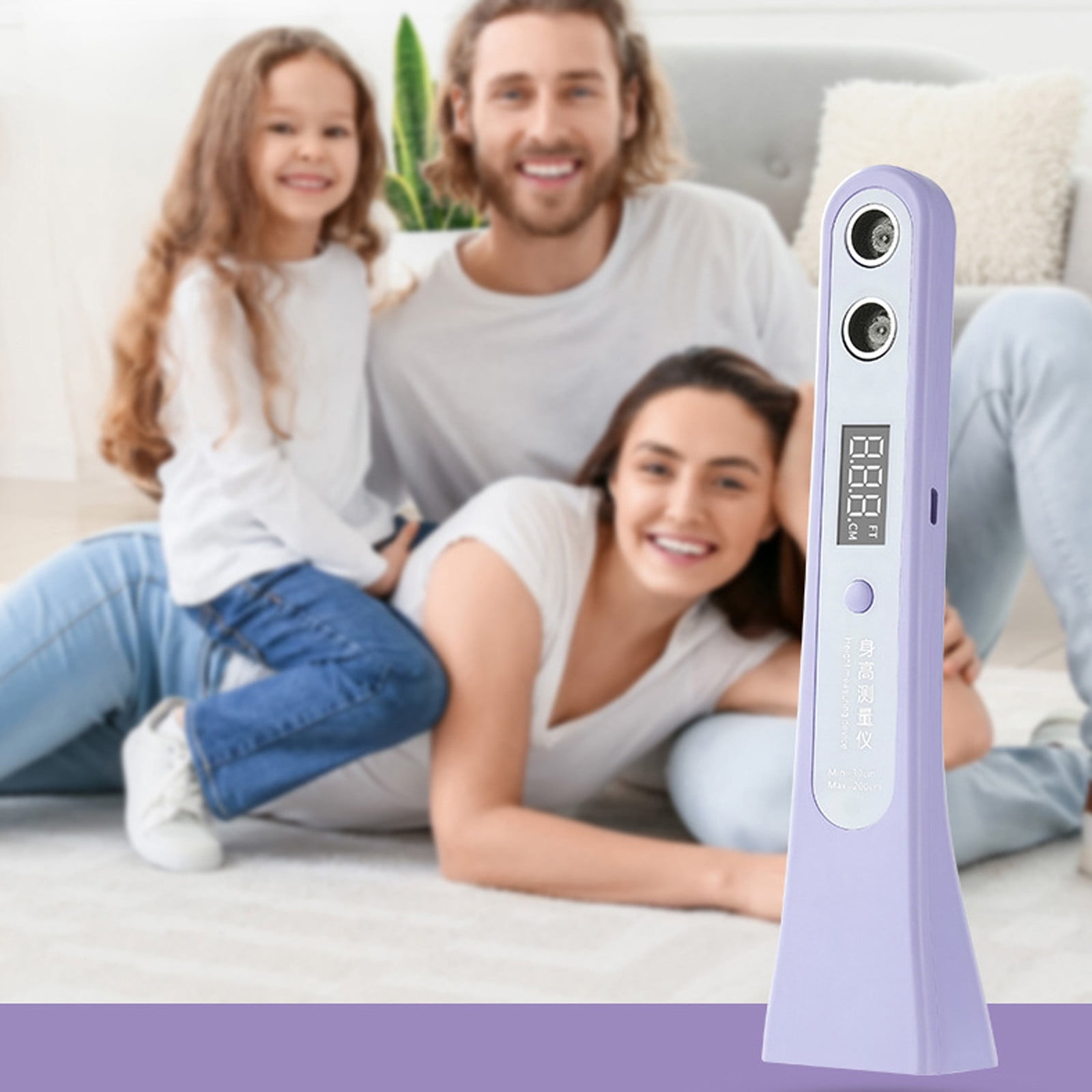 FWYOUNG Portable Body Height Stadiometer Handheld Cordless Height ...