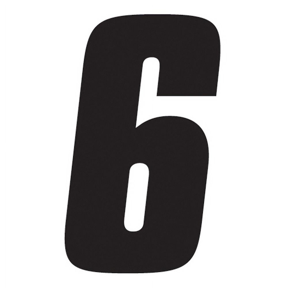 Factory Effex 08-90046 Fx 2015 Numbers Factory 6" Black 6 - Walmart.com