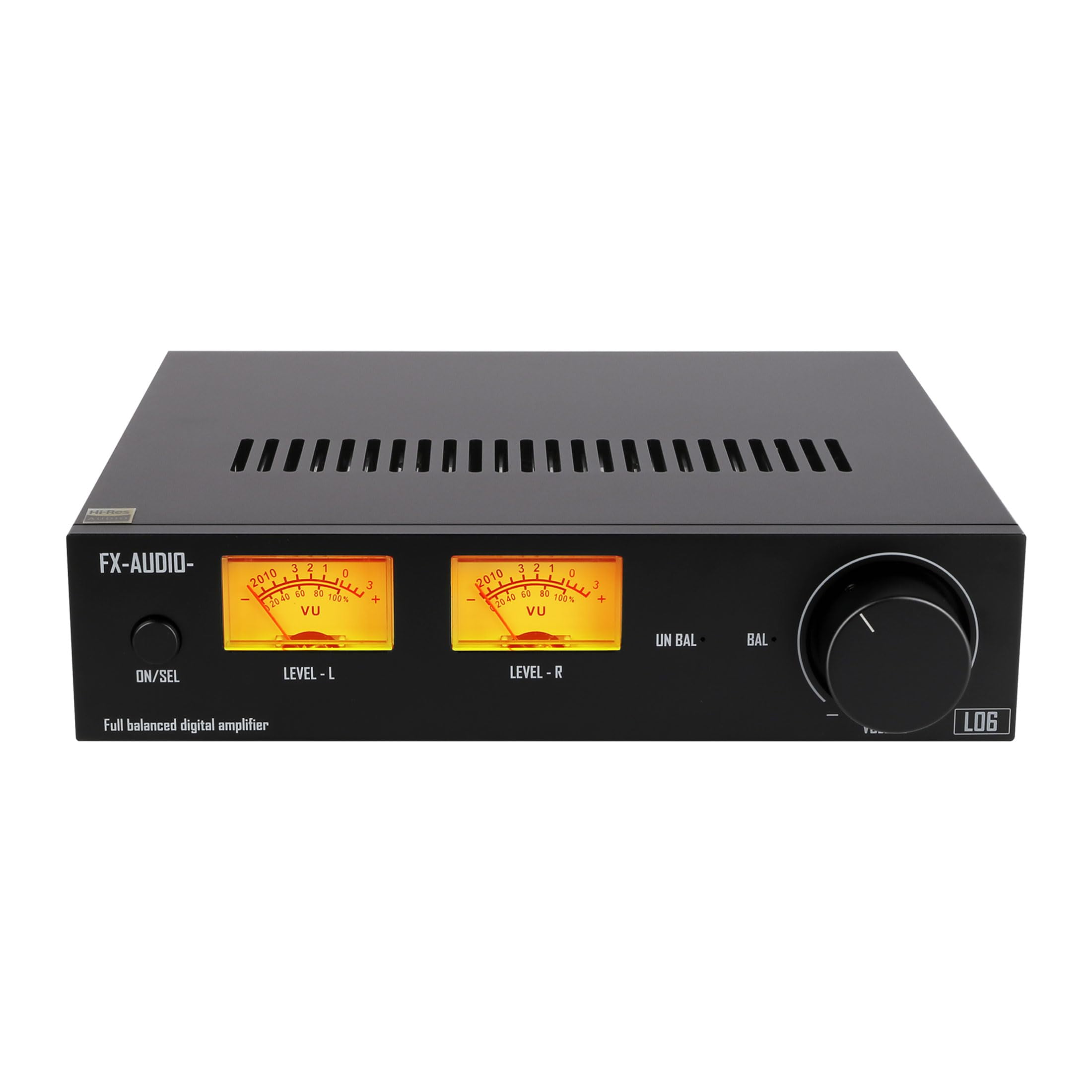 FX-Audio- L06 Fully Balanced Power Amplifier with VU Meter - 500W ...
