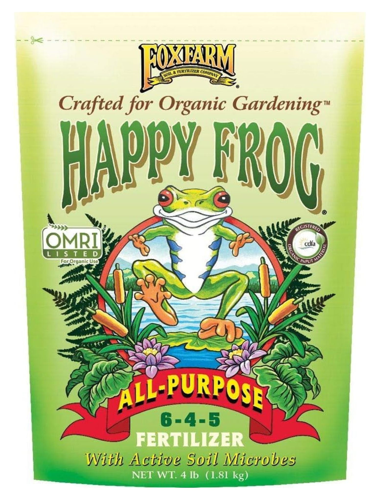 FX14620 Happy Frog All-Purpose Fertilizer, 4 lb Bag Nutrients - Walmart.com