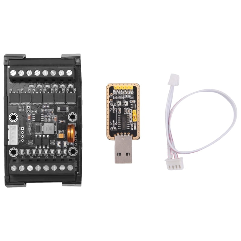 Fx1n 14mt Plc Industrial Control Board Case Usb Ttl Cable Plc Module