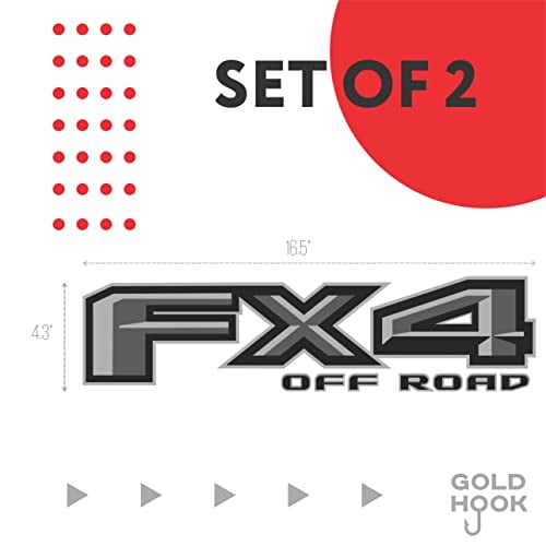 FX4 Off Road Decals for Truck, Replacement Bedside Stickers for F150 ...