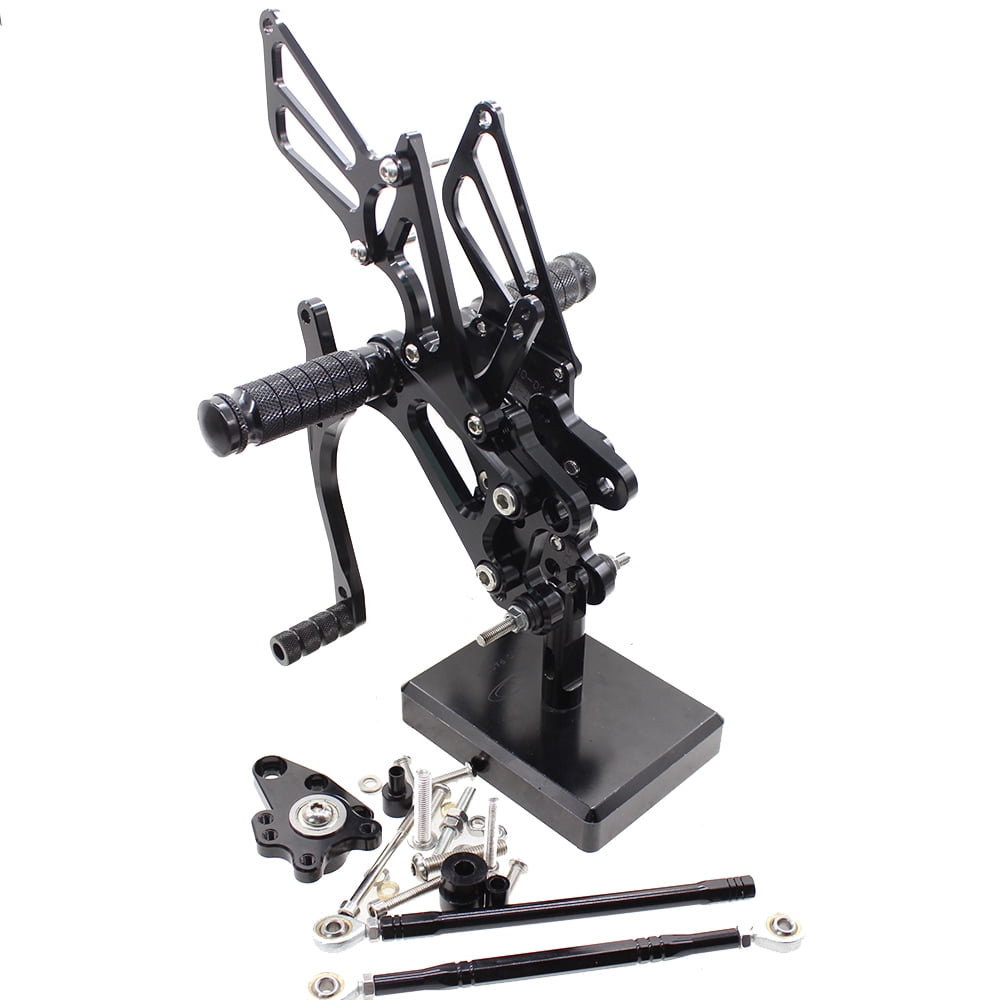 FXCNC Motorcycle Rearset Foot Pegs Footrests Foot Boards for CBR600 RR ...