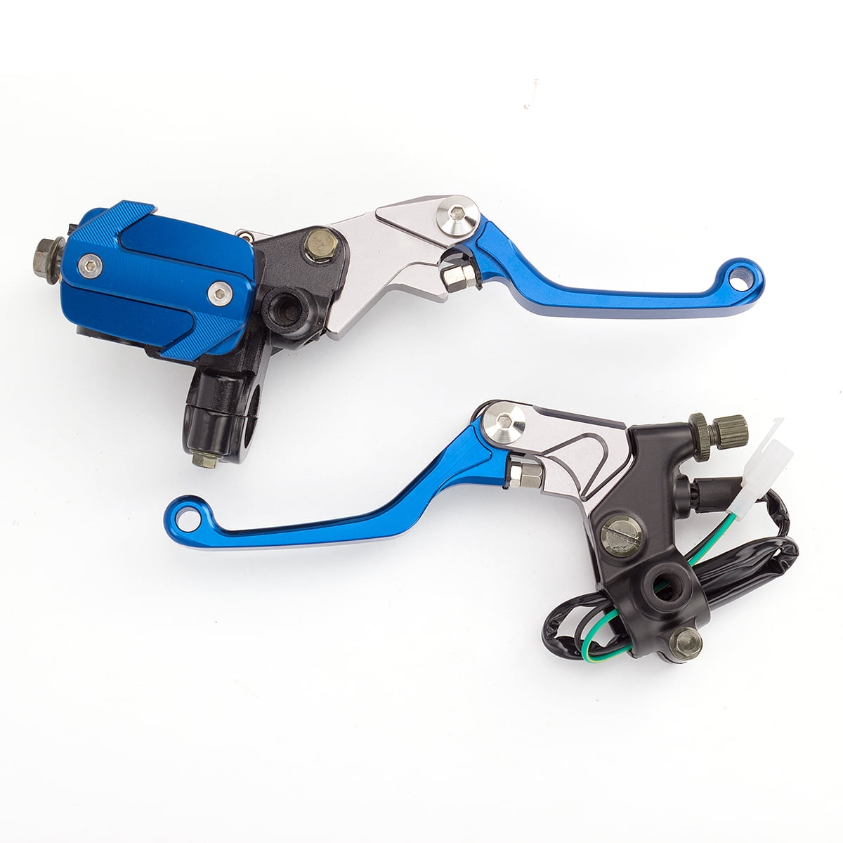 FXCNC Pit bike Master Cylinder Reservoir Brake Clutch Levers for 50cc ...