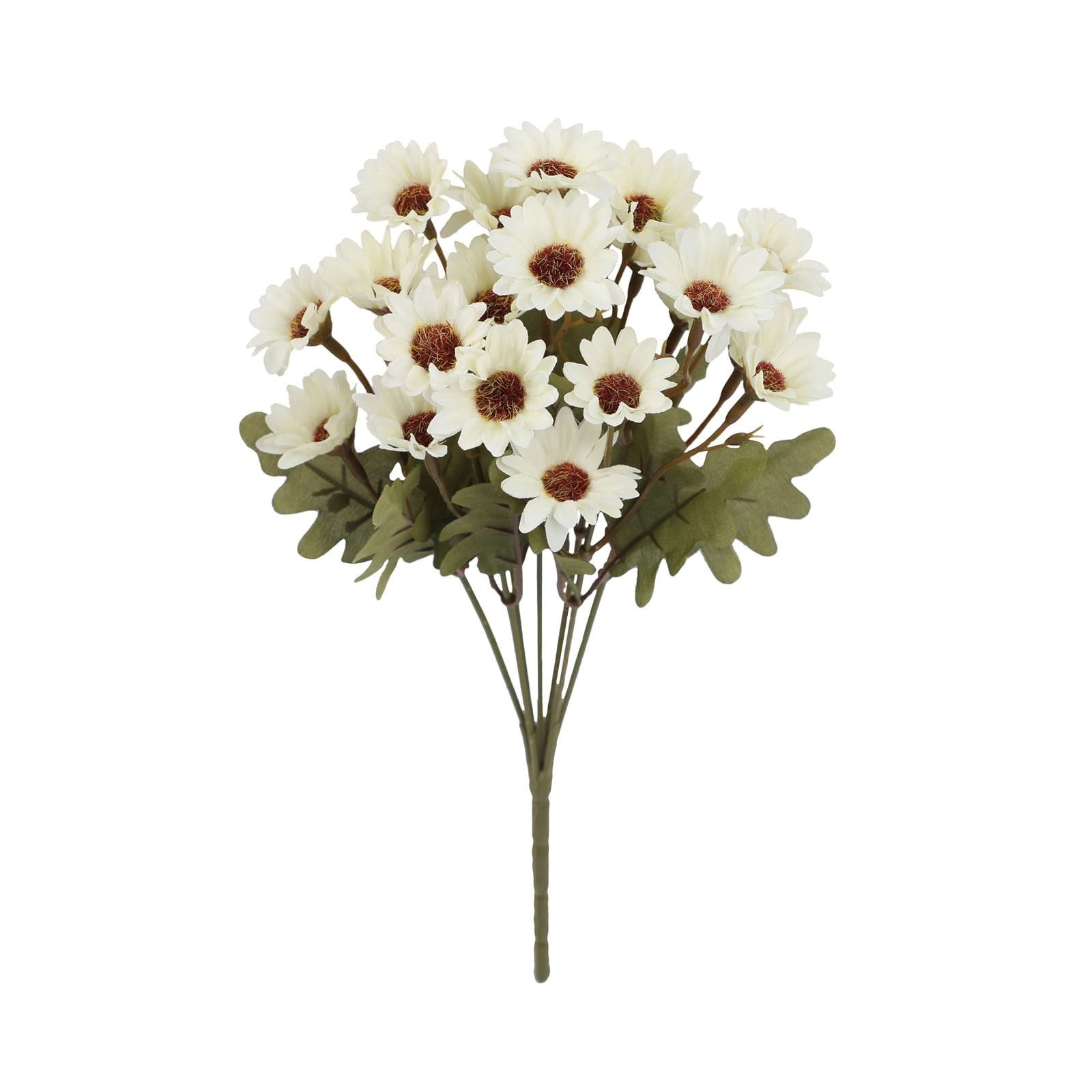 FXMLRLK 1 Bundle Fake Mums Artificial Fall Flowers for Outdoors Silk ...