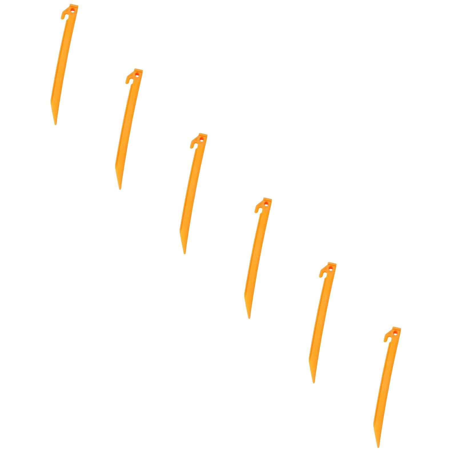 FXMLRLK 10 Pieces Plastic Tent Stakes, 9 Inch Heavy Duty Tent Pegs ...