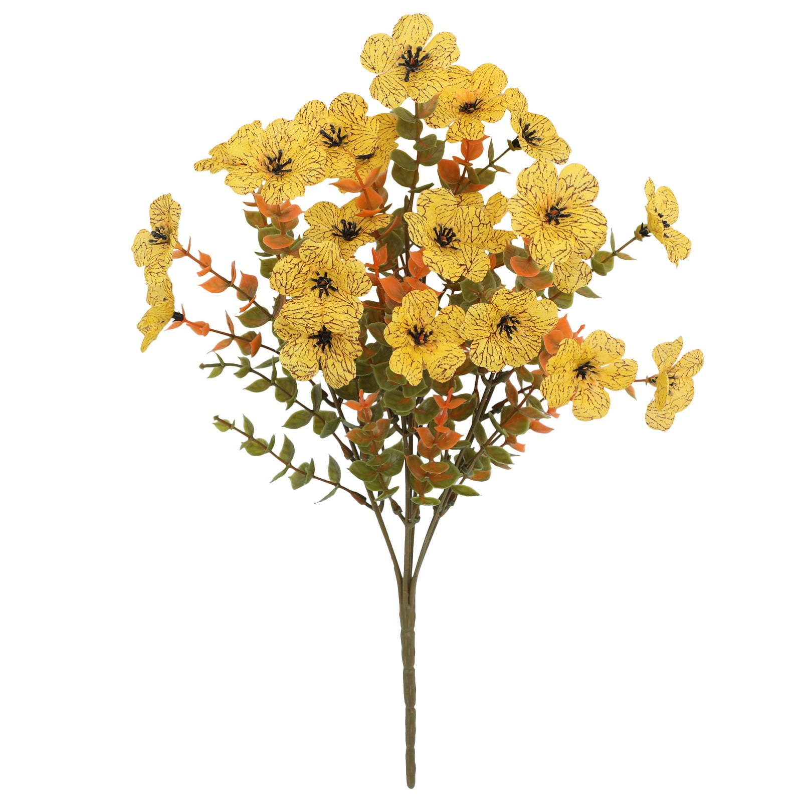FXMLRLK Artificial Fake Fall Plants Flowers for Outdoor Outside ...