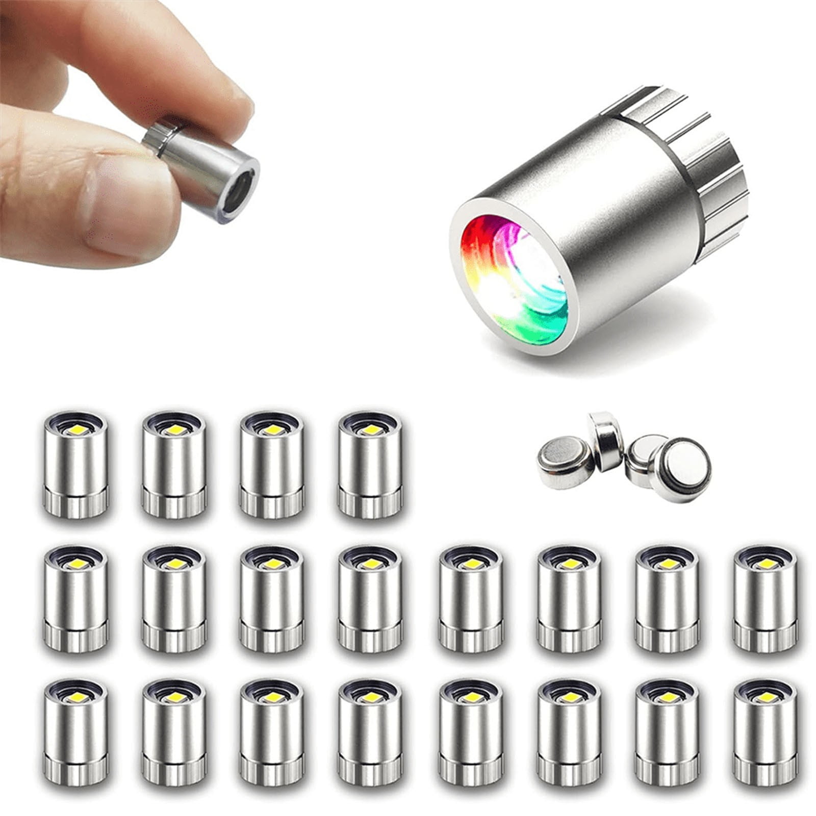 FXMLRLK Mini LED Lights, 20 Pieces Mini Electric Lights for Dollhouse ...
