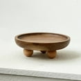 FXMLRLK Small Round Wooden Riser Wooden Pedestal for Display Tray ...