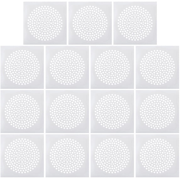 FXMLRLK Square Disposable Shower Hair Drain Catcher Mesh Stickers, 45 ...