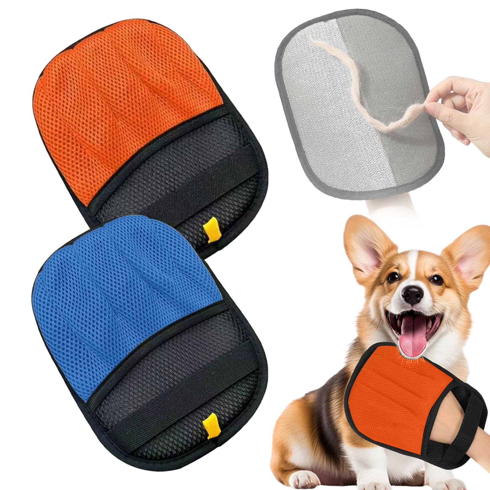 FXMLRLK Static Pet Hair Removal Gloves,2Pcs Reusable Electrostatic Pet ...