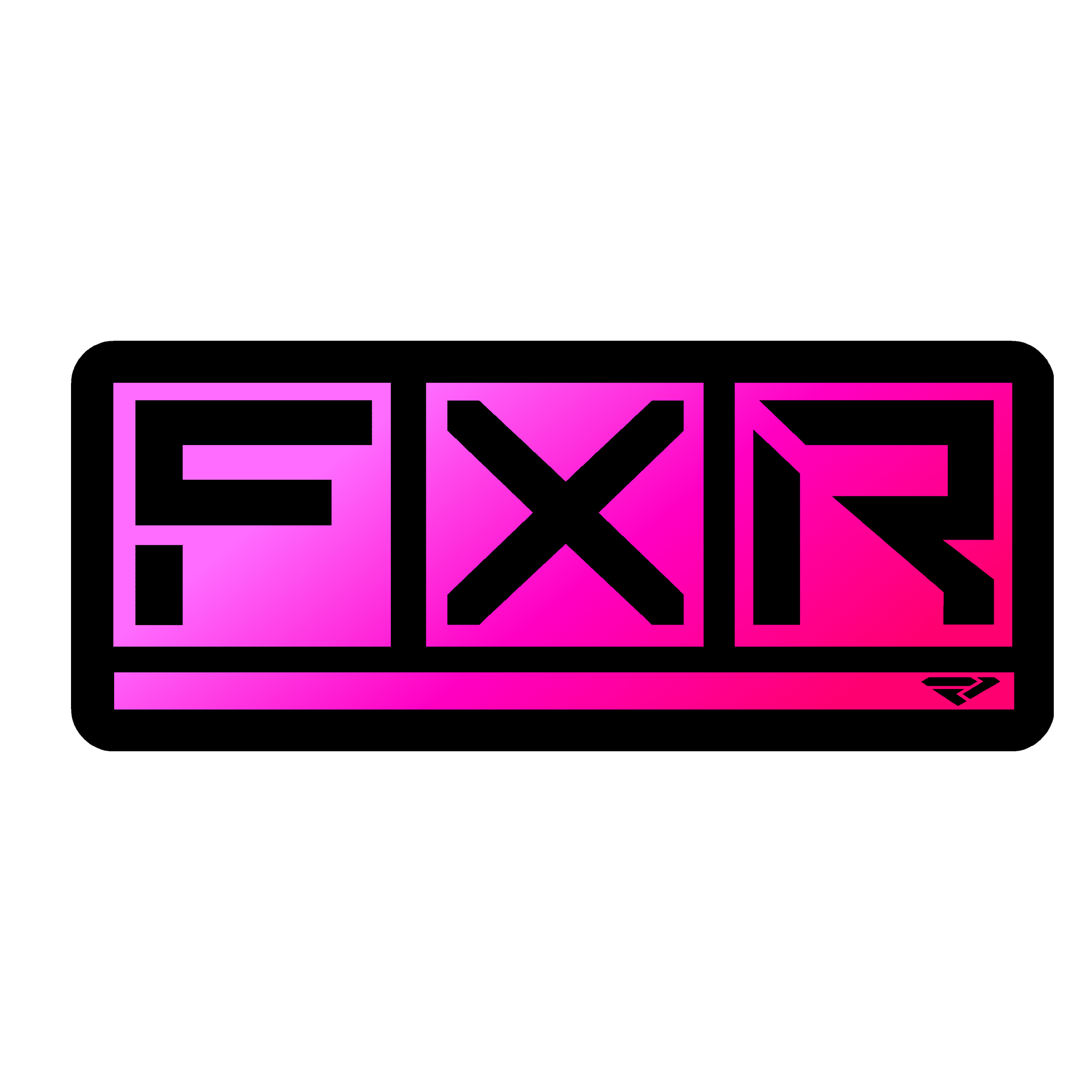 FXR Box Sticker 6 Inch Outdoor Logo Decal Off-Road Sports Cars Trucks ...