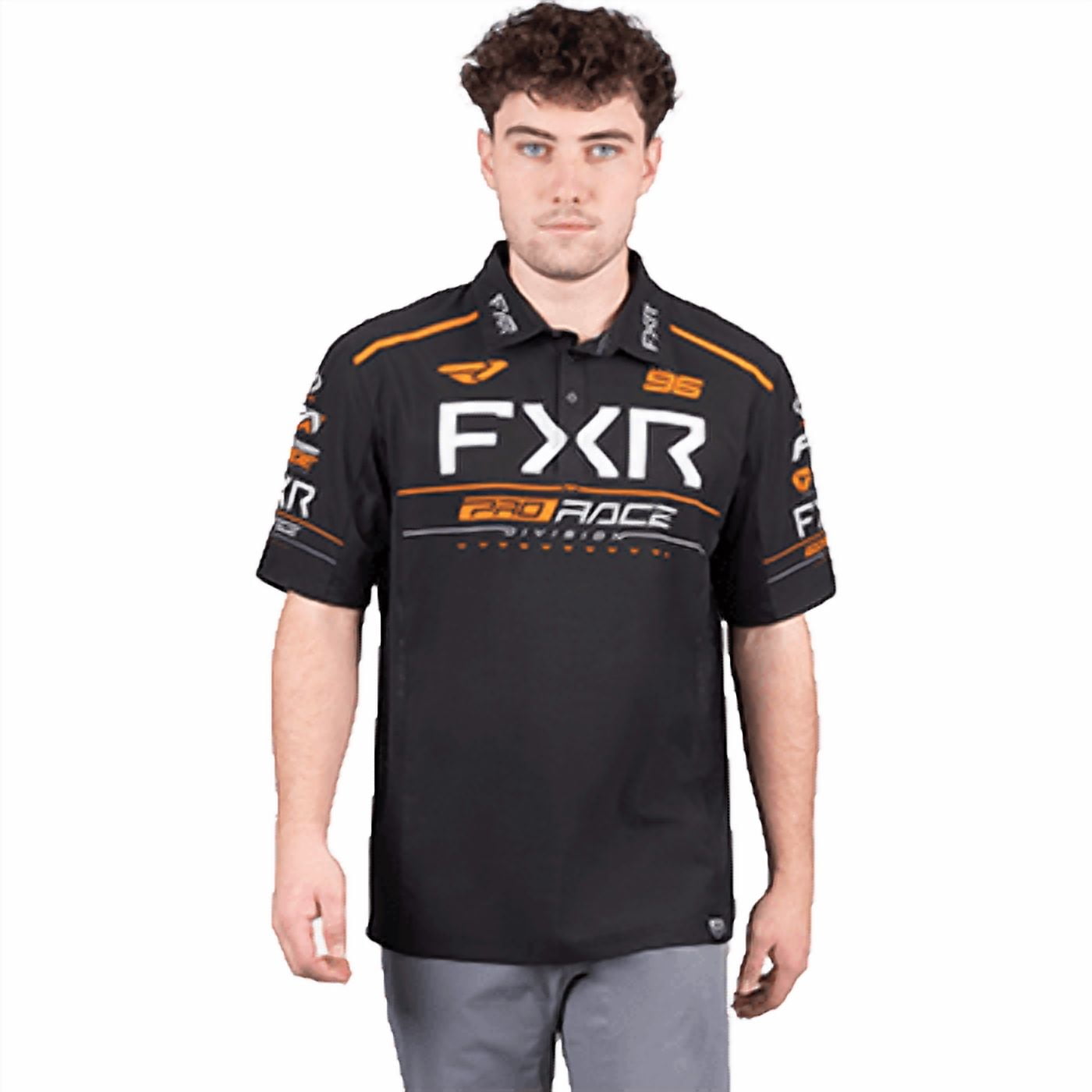 FXR Men's Race Division Performance UPF Polo Shirt Race Div LE Small ...