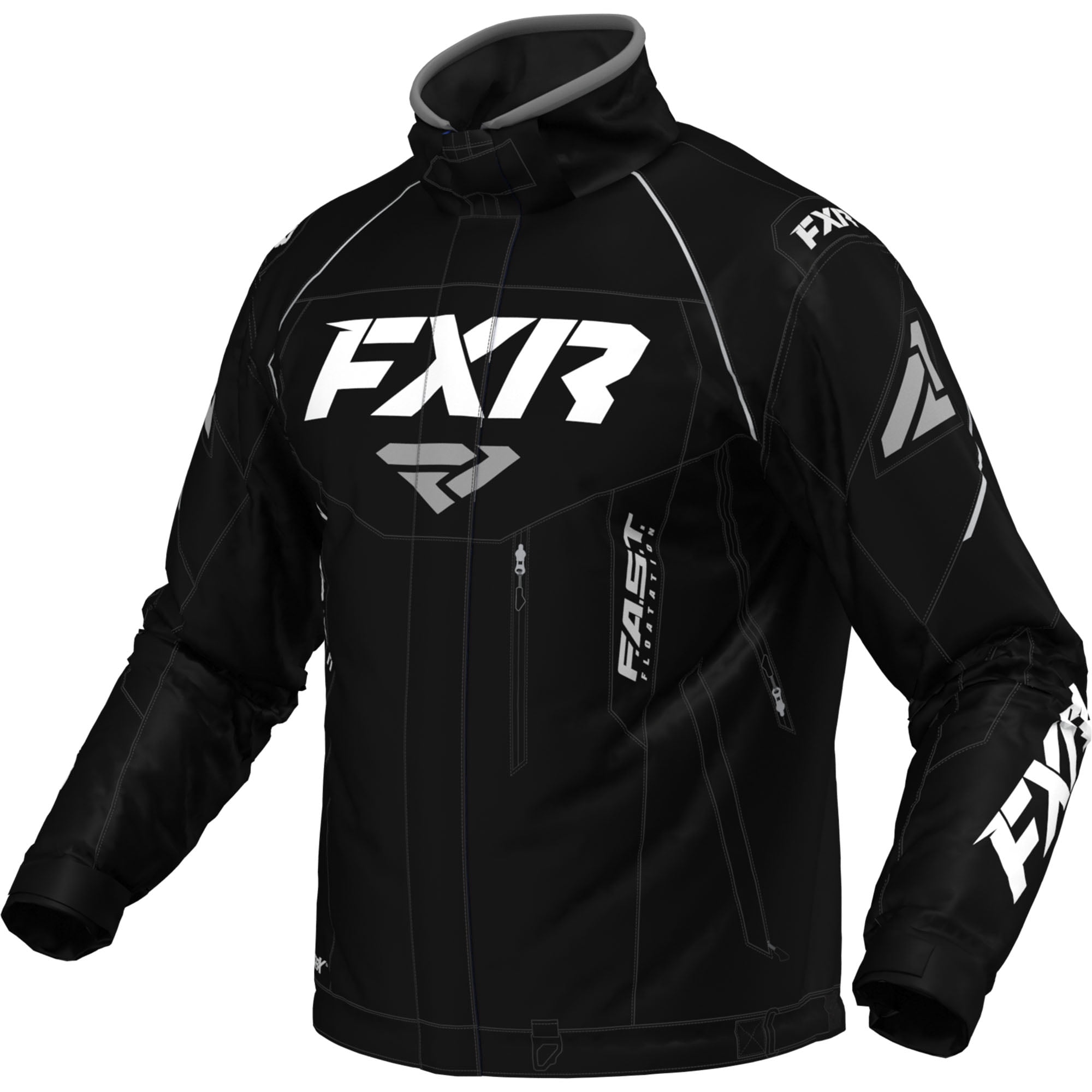 FXR Octane Snowmobile Jacket Black 220014-1000-25 - Walmart.com