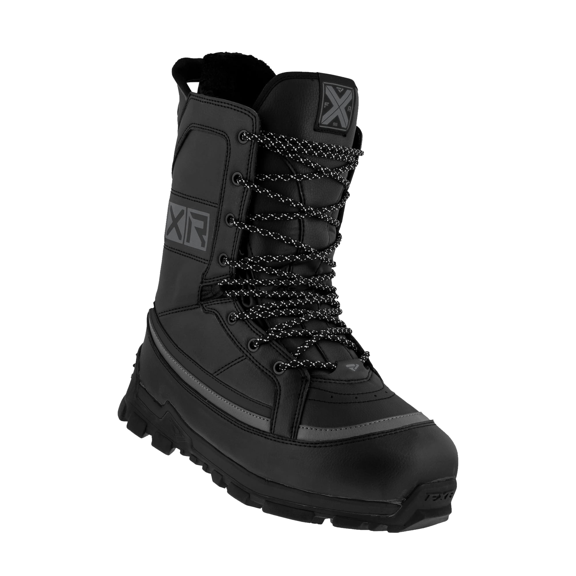 FXR Transfer Snowmobile Boots Waterproof Insulated Fixed Liner Black ...