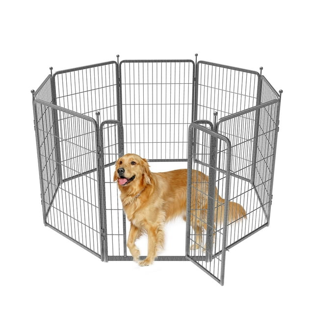 FXW Aster Outdoor Dog Playpen, 8/16 Panels, 24/32/40 Inches, Sturdy Pet ...