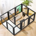 FXW AuraSpace Acrylic Indoor Dog Playpen for Small and Medium Dogs, 30 ...