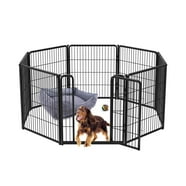 RYPetmia Heavy Duty Dog Playpen, 31.5” Height, 6 Panels, Indoor/Outdoor ...