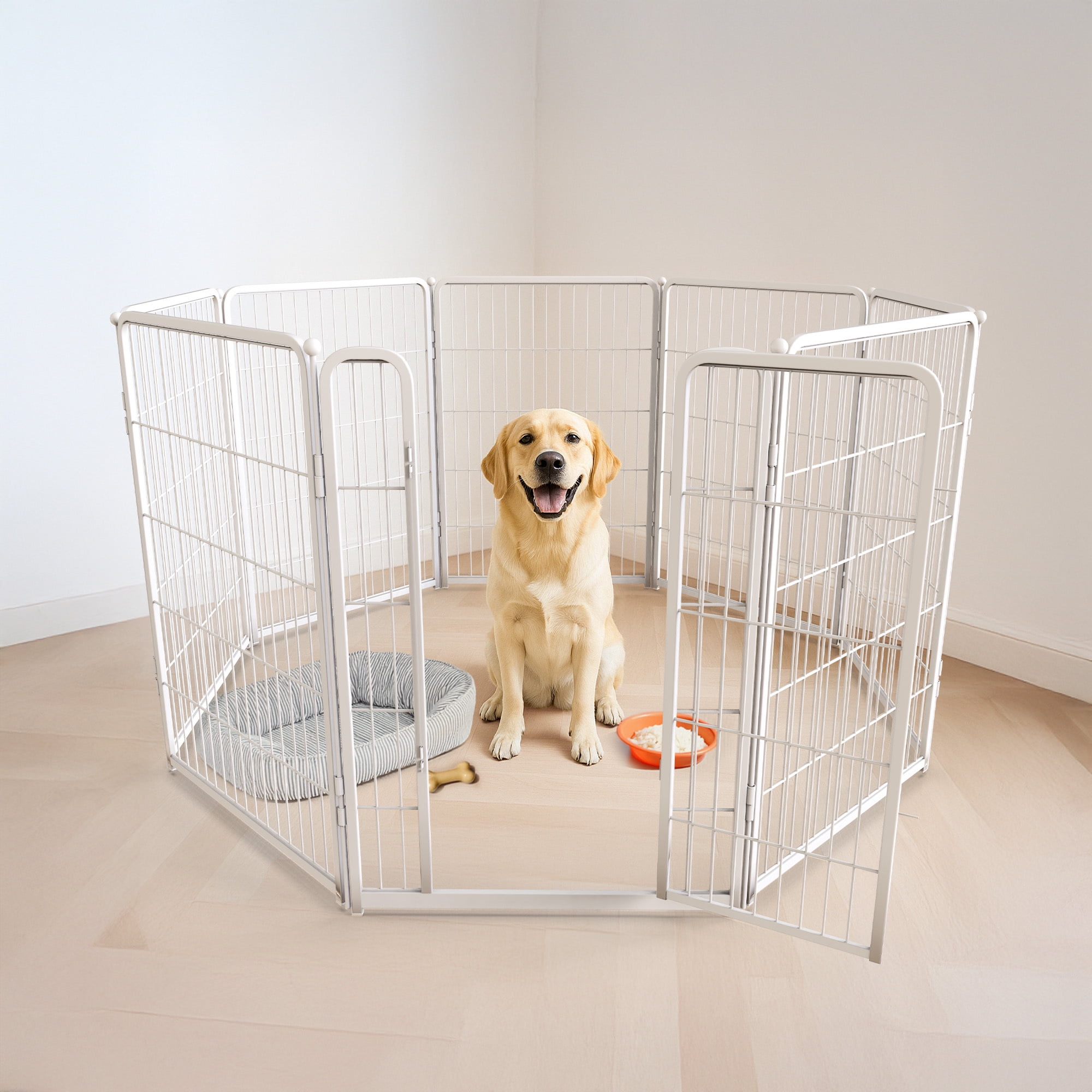 FXW Homeplus Indoor Dog Playpen - Stress-Free and Safe Play, 40 Inch 8 ...