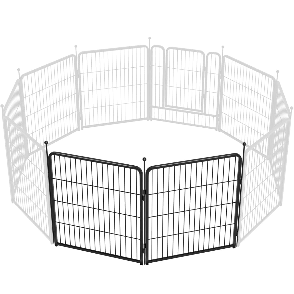 4 PCS Garden Fence Mesh Fences Landscape Border Panel Multi-purpose ...