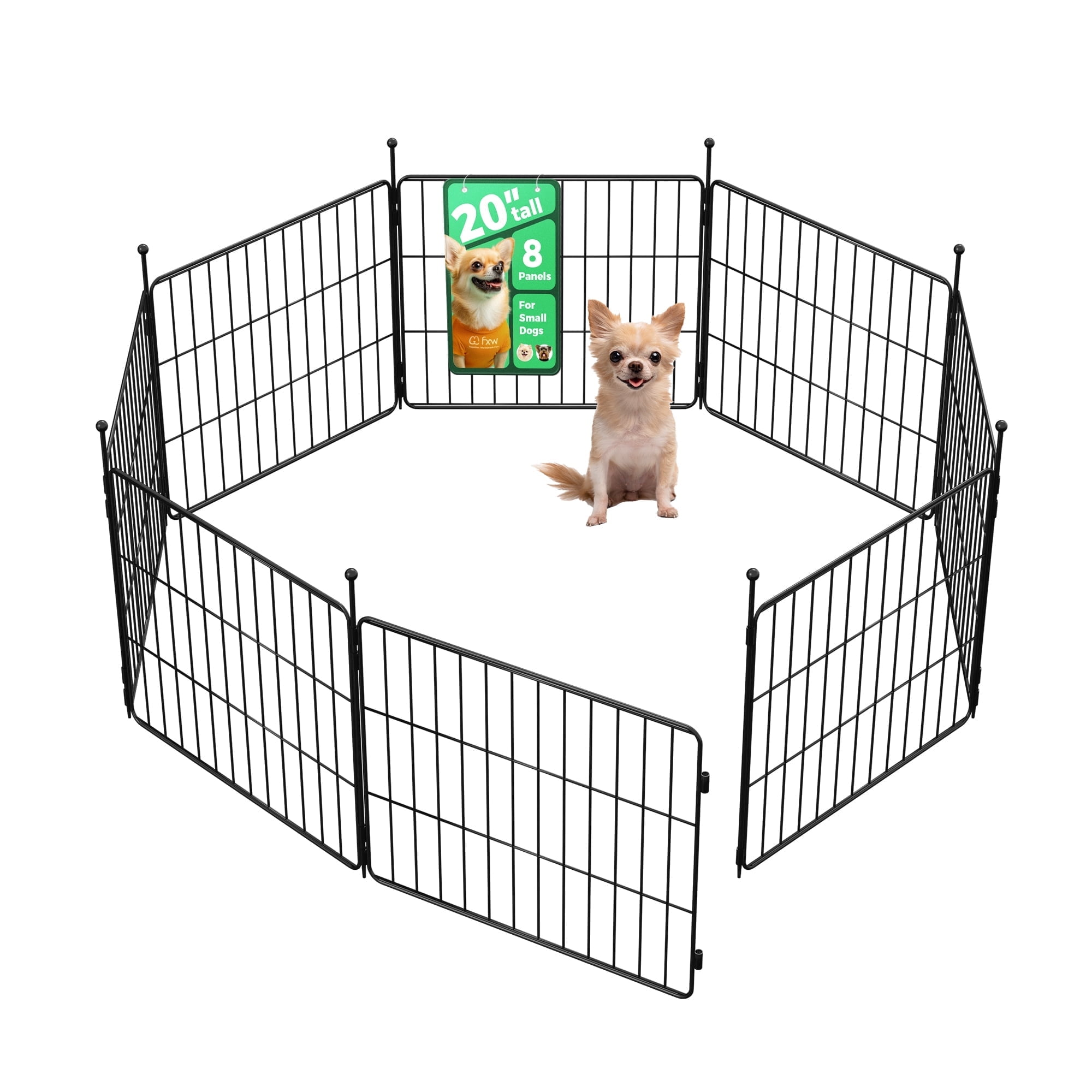 FXW MiniPaws Unleashed Dog Playpen for Yard & RV Camping, Expandable 20 ...