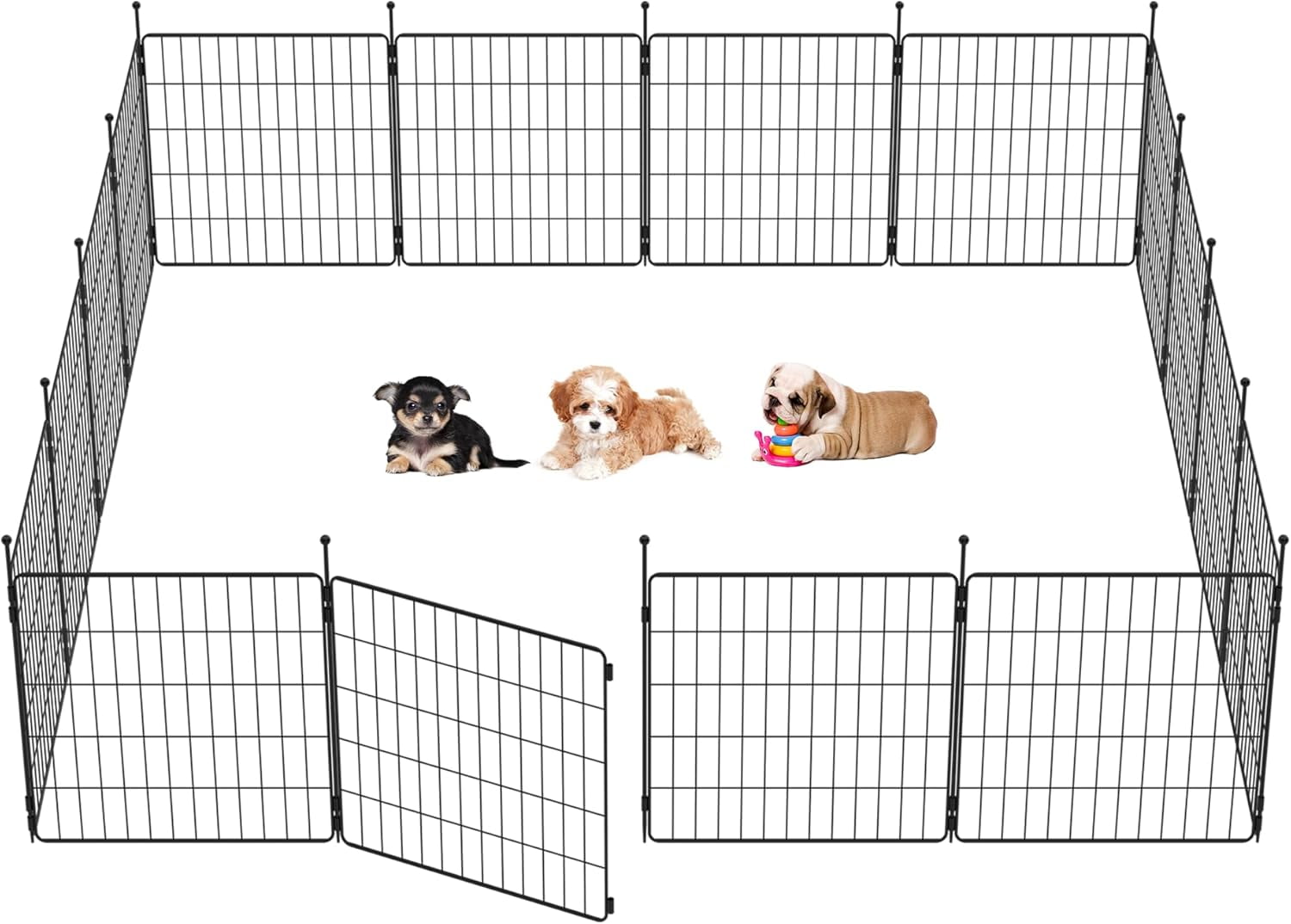 Dog Playpen Designed for Puppies/Small Dogs, Expandable Dog Pen for ...