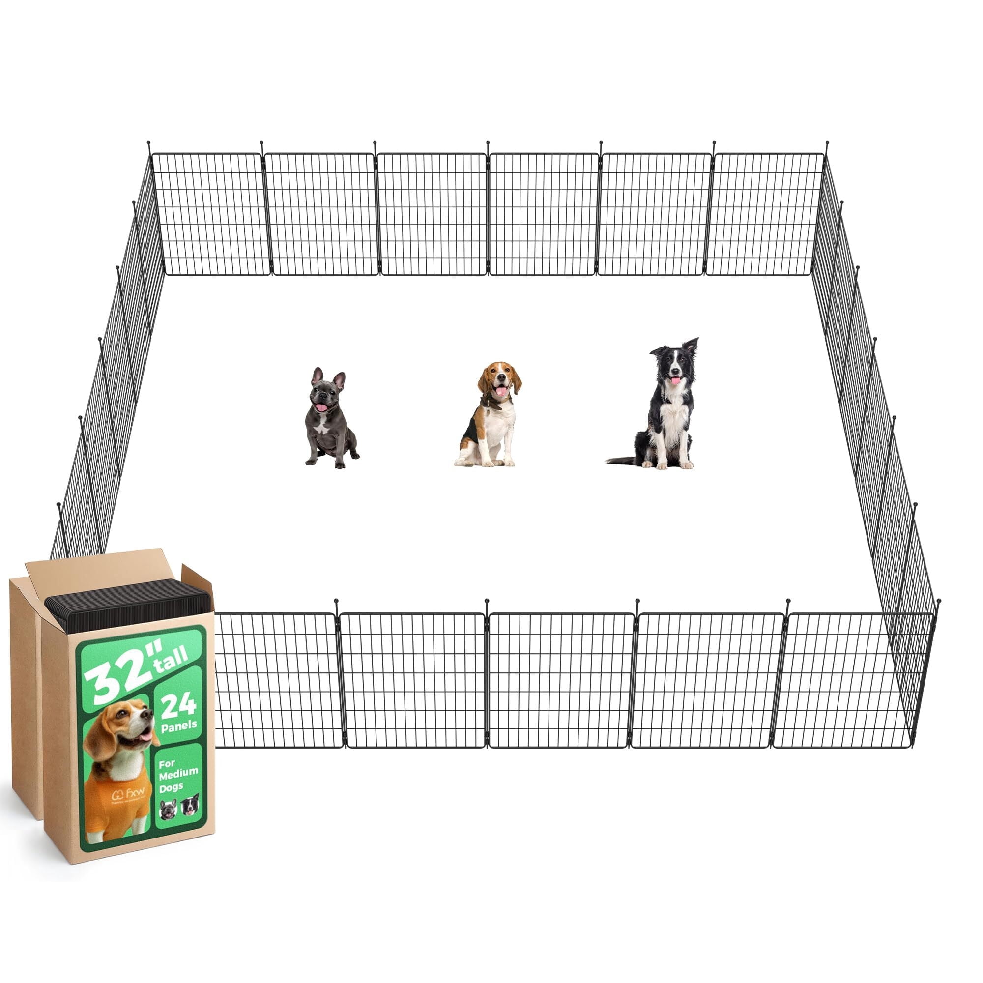 FXW MiniPaws Unleashed Dog Playpen, Expandable & Portable Design for ...