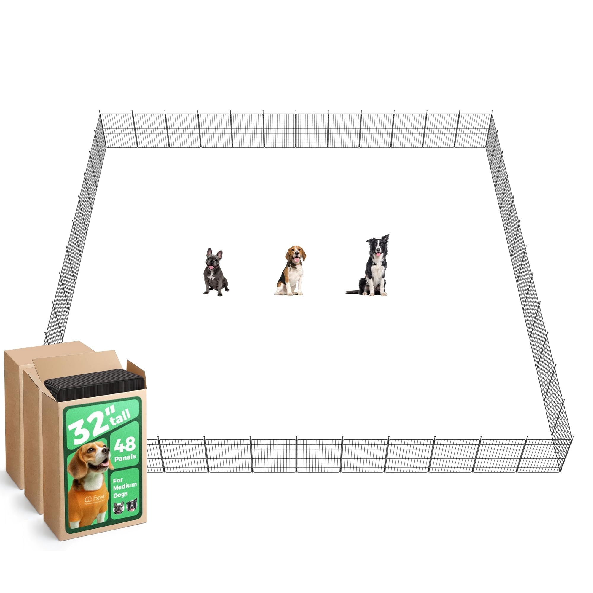 FXW MiniPaws Unleashed Dog Playpen, Expandable & Portable Design for ...