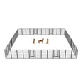 "FXW Dog Playpen Outdoor, 48 Panels 45"" Height, Pet Puppy Exercise Pen ...