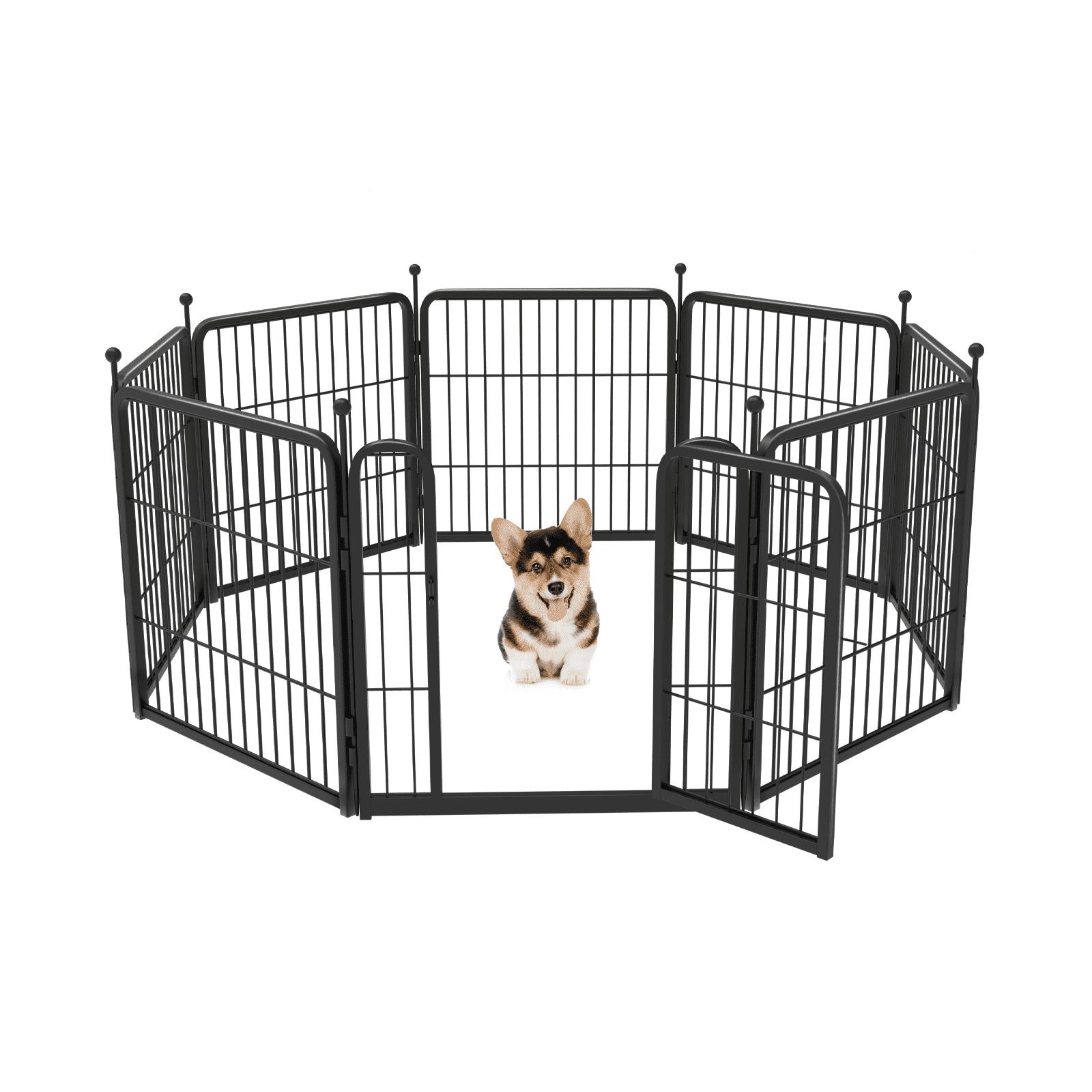 Bestpet 8 Panel 36 inch Dog Playpen Crate Exercise Cage - Walmart.com